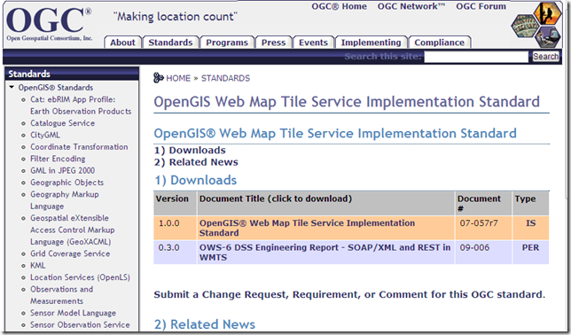 GIS Tech: WMTS - Web Map Tile Service